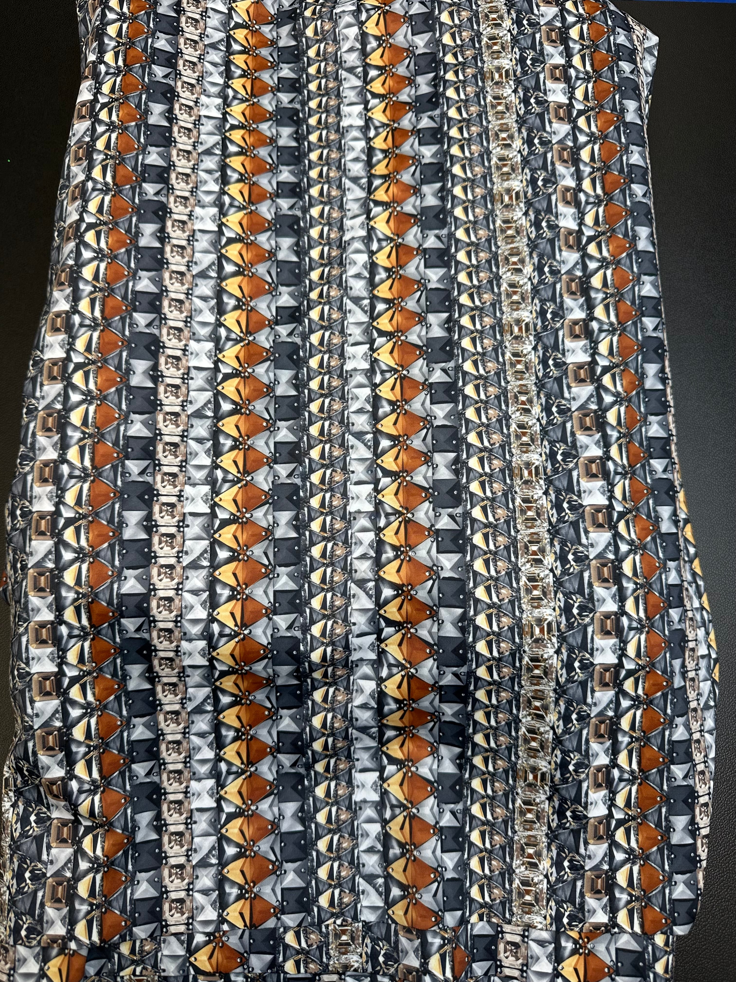 $30 Whole 5 Yard Cut - 4 Way Poly Spandex - Photo Realistic Jewels ...