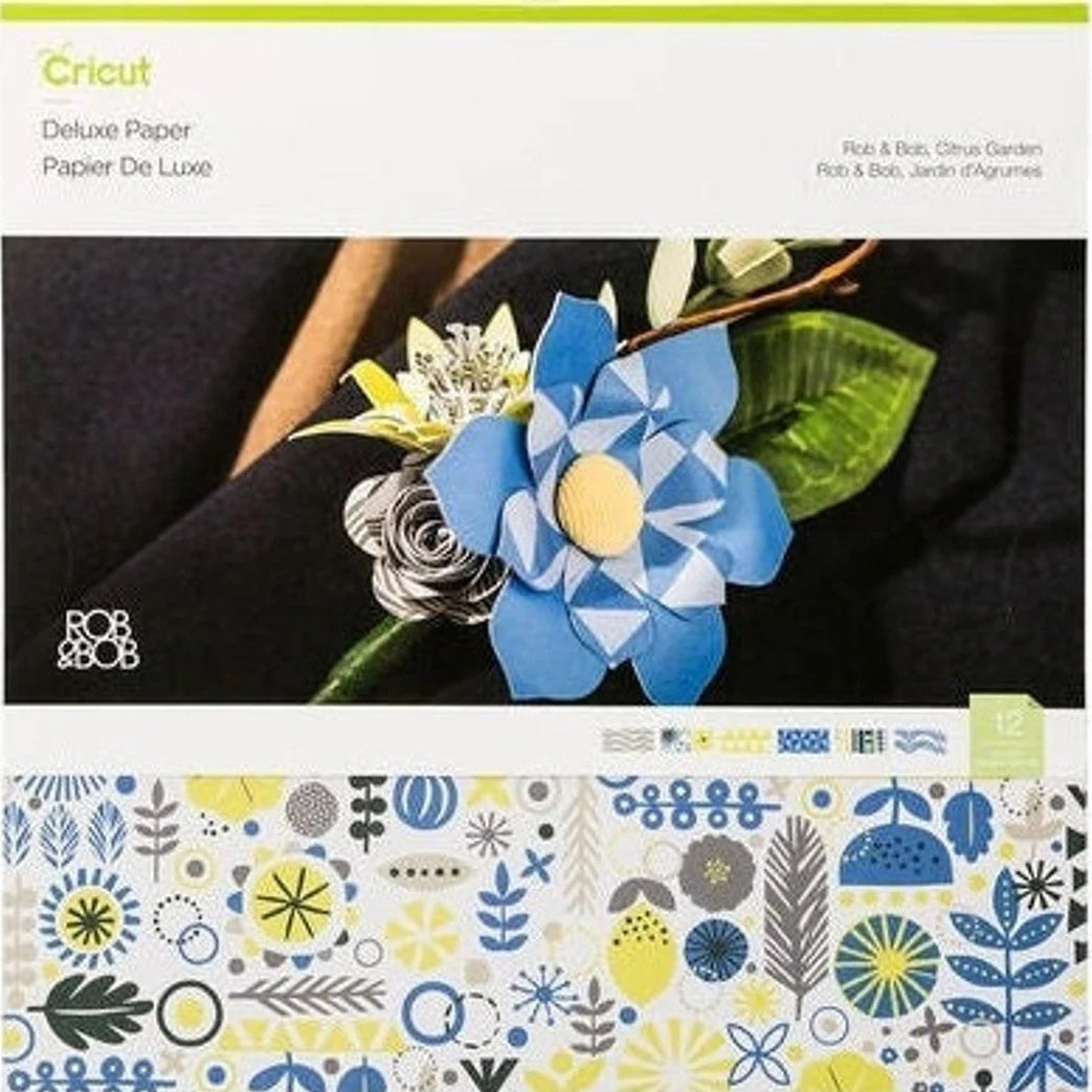 Cricut Deluxe Paper Pack Rob & Bob Citrus Garden – Sew Snip