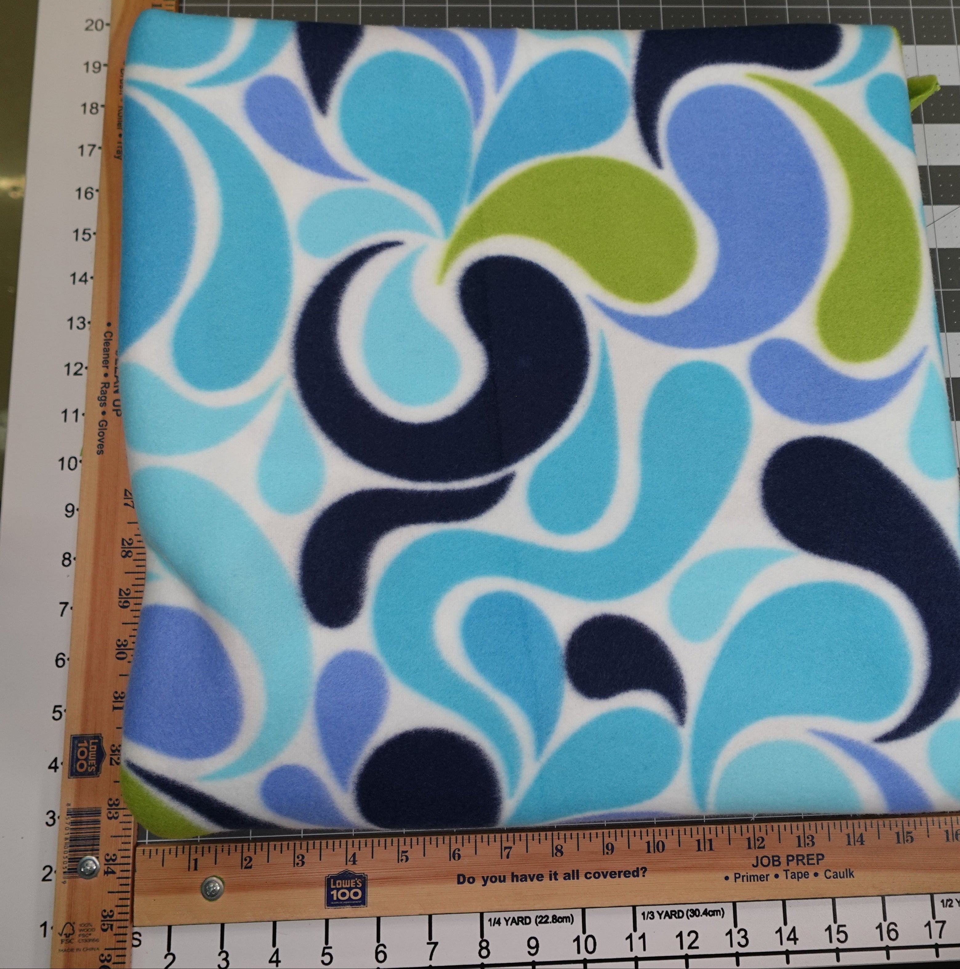 3 Yard Cut - Polar Fleece Anti Pill - Yasmin Blue - 100% Poly 58/60 In ...